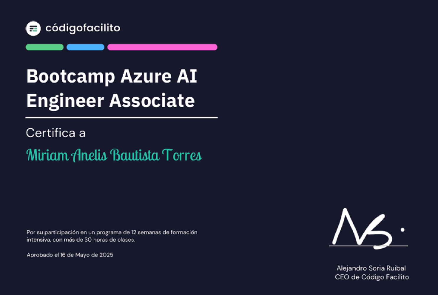 Miriam Bautista - Desarrolladora Full Stack Portfolio